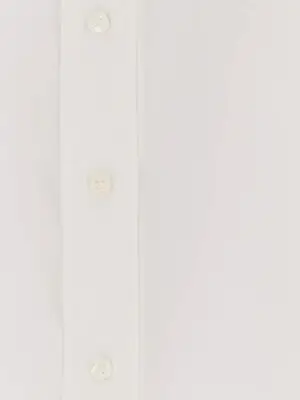 Brunello Cucinelli Relaxed Fit Pure Silk Shirt With French Collar