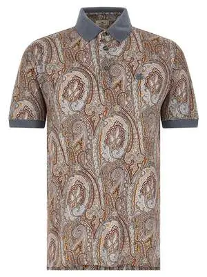 Etro Arnica Paisley' Polo Shirt - Multicolor