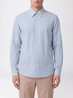 Burberry Striped Cotton Long-sleeved French Collar Shirt