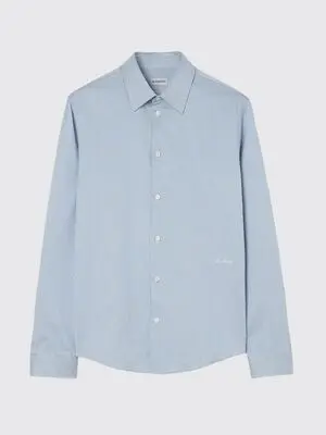 Burberry Striped Cotton Long-sleeved French Collar Shirt