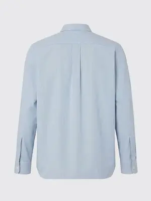Burberry Striped Cotton Long-sleeved French Collar Shirt