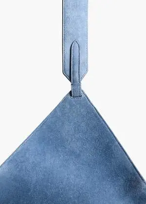 Khaite Small Lotus Tote In Suede