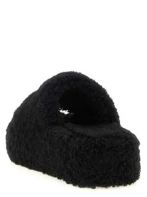 Balenciaga Furry Platform' Slides