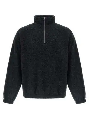 JIL SANDER Half-zip Sweatshirt - Gray