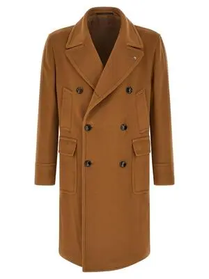 Tagliatore Sherry Cashmere Coat Brown