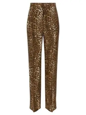 Max Mara Animal Print Pants For Women