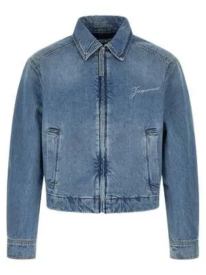Jacquemus La Veste De-nîmes Canevas' Jacket - Blue