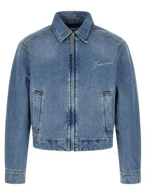 Jacquemus La Veste De-nîmes Canevas Denim Jacket - Blue