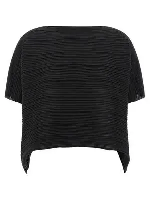 Issey Miyake Paper Bounce Blouse - Black