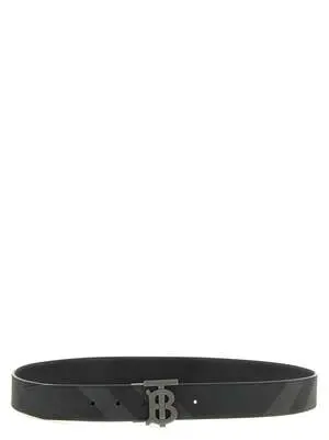 Burberry Tb Reversible Belt - Black