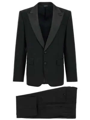 Dolce & Gabbana Sicilia Light' Tuxedo Dress - Black