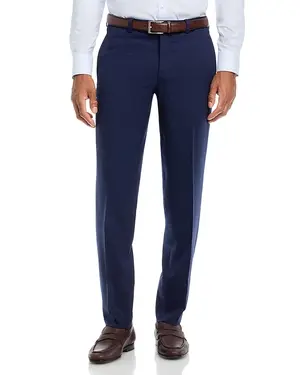 JACK VICTOR Stretch Flannel Trousers Blue