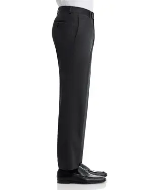 JACK VICTOR Stretch Flannel Trousers - Grey
