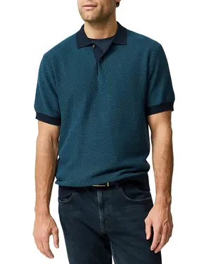 Rodd & Gunn Benford Cotton Bay Knit Polo Shirt - Ink