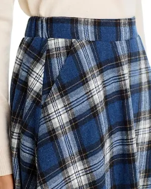 AREA STARS Blake Printed Midi Skirt