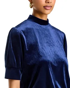 AREA STARS Hailey Velvet Top