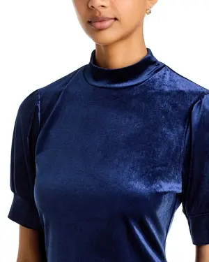 AREA STARS Hailey Velvet Mini Dress