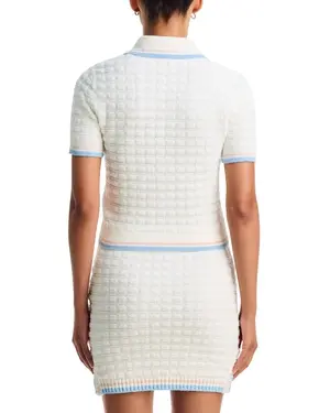 Casablanca Boucle Tennis Polo Shirt