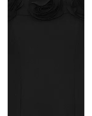 ROTATE BY BIRGER CHRISTENSEN Crepe Flower Maxi Dress