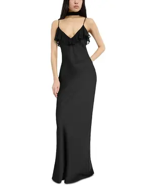 ROTATE BY BIRGER CHRISTENSEN V Neck Slip Dress