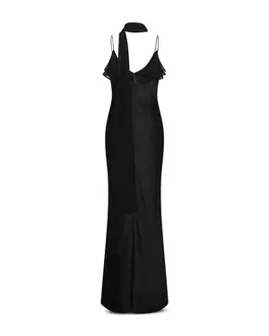 ROTATE BY BIRGER CHRISTENSEN V Neck Slip Dress
