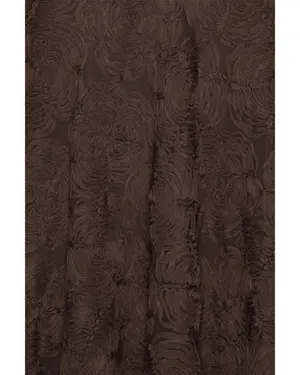 ROTATE BY BIRGER CHRISTENSEN Flower Mesh Flared Dress