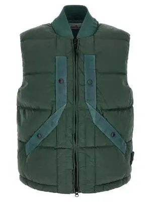 Stone Island G100008' Vest - Green