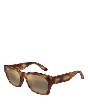 Maui Jim Valley Isle Square Sunglasses, 53mm