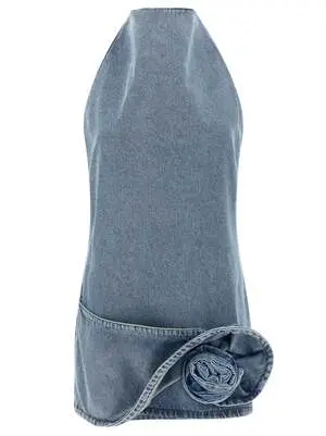 Magda Butrym Denim 10 Dress' Dress - Blue