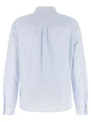 Max Mara Striped Cotton Poplin Shirt