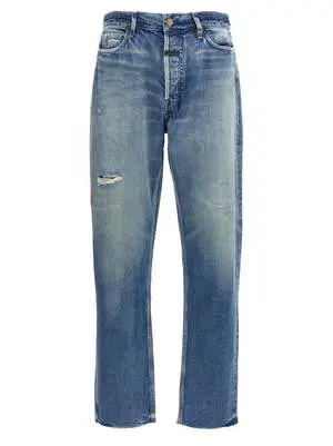Fear Of God Straight 5 Pocket' Jeans - Blue