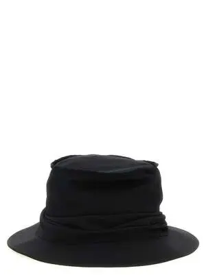 Yohji Yamamoto Drape' Hat - Black