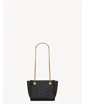 Saint Laurent Niki Mini Shopping - Black