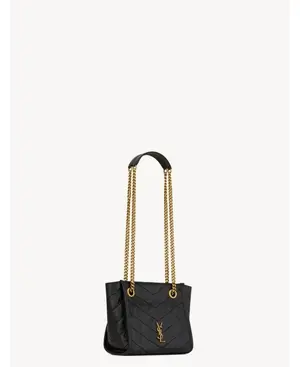 Saint Laurent Niki Mini Shopping - Black