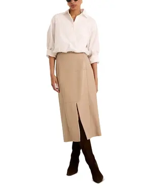 MARIE OLIVER Dallas Cotton Button Front Top