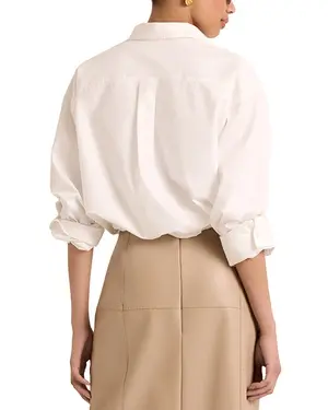 MARIE OLIVER Dallas Cotton Button Front Top