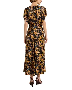 MARIE OLIVER Kamari Printed Round Neck Dress