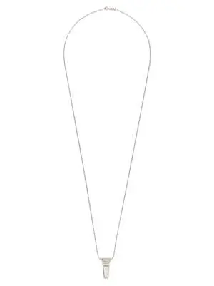 Rick Owens Mini Crystal Trunk' Necklace - Silver