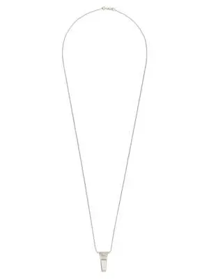 Rick Owens Mini Crystal Trunk Necklace - Silver