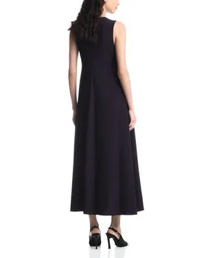 Emporio Armani Sleeveless A Line Maxi Dress