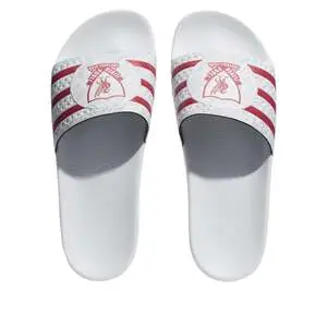 Adidas Trefoil Slides 'liverpool Lc - Cloud White/strawberry Red/cloud White