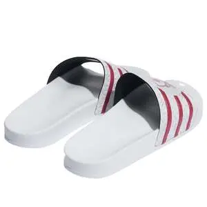 Adidas Trefoil Slides 'liverpool Lc - Cloud White/strawberry Red/cloud White