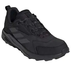 Adidas Anylander Leather 'core Black Grey Five