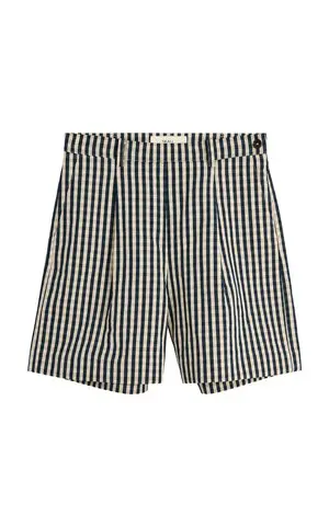SKALL STUDIO Nino Cotton-linen Shorts