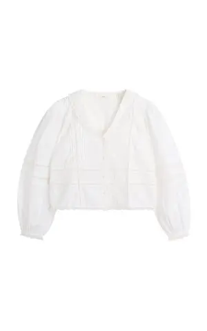SKALL STUDIO Primula Cotton Shirt - White