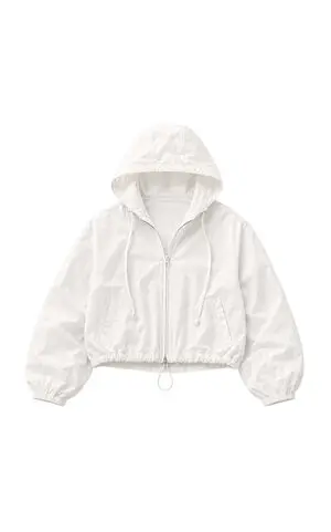 STUDIO CONSTANCE Short Track Suit Cotton Jacket - White