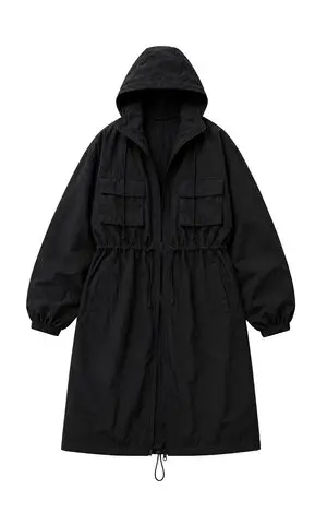 STUDIO CONSTANCE Long Track Suit Cotton Jacket - Black