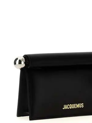 Jacquemus La Petite Pochette Rond Carré Clutch - Black