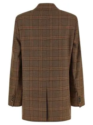 Max Mara Mstalca Wool Blazer - Brown