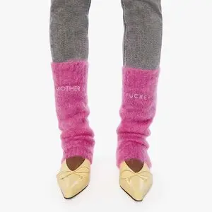 MOTHER The Decaf Cotton Candy Frosting Legwarmers - Pink